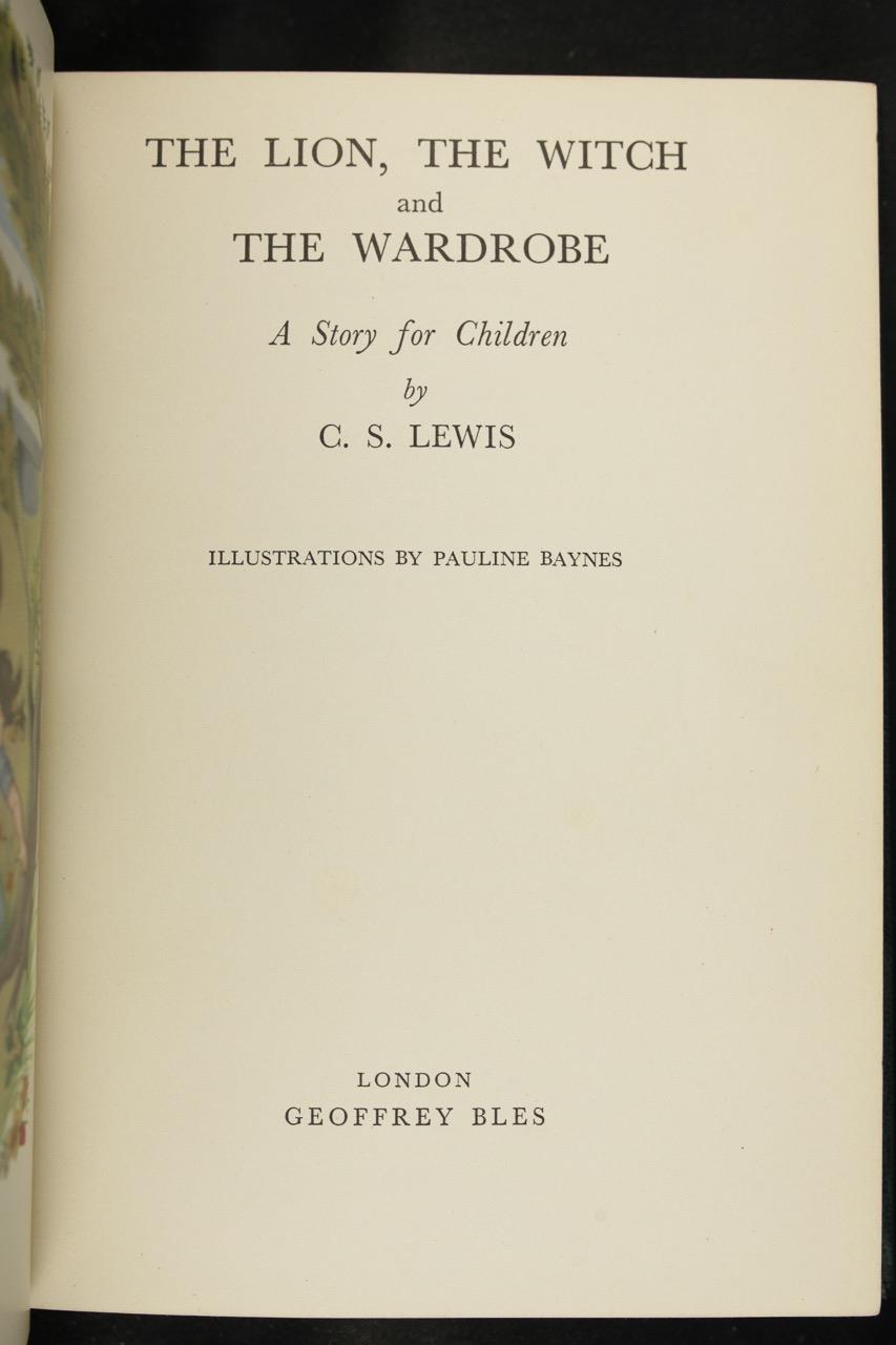 The Lion, the Witch, and the Wardrobe by C. S. Lewis: Very Good ...