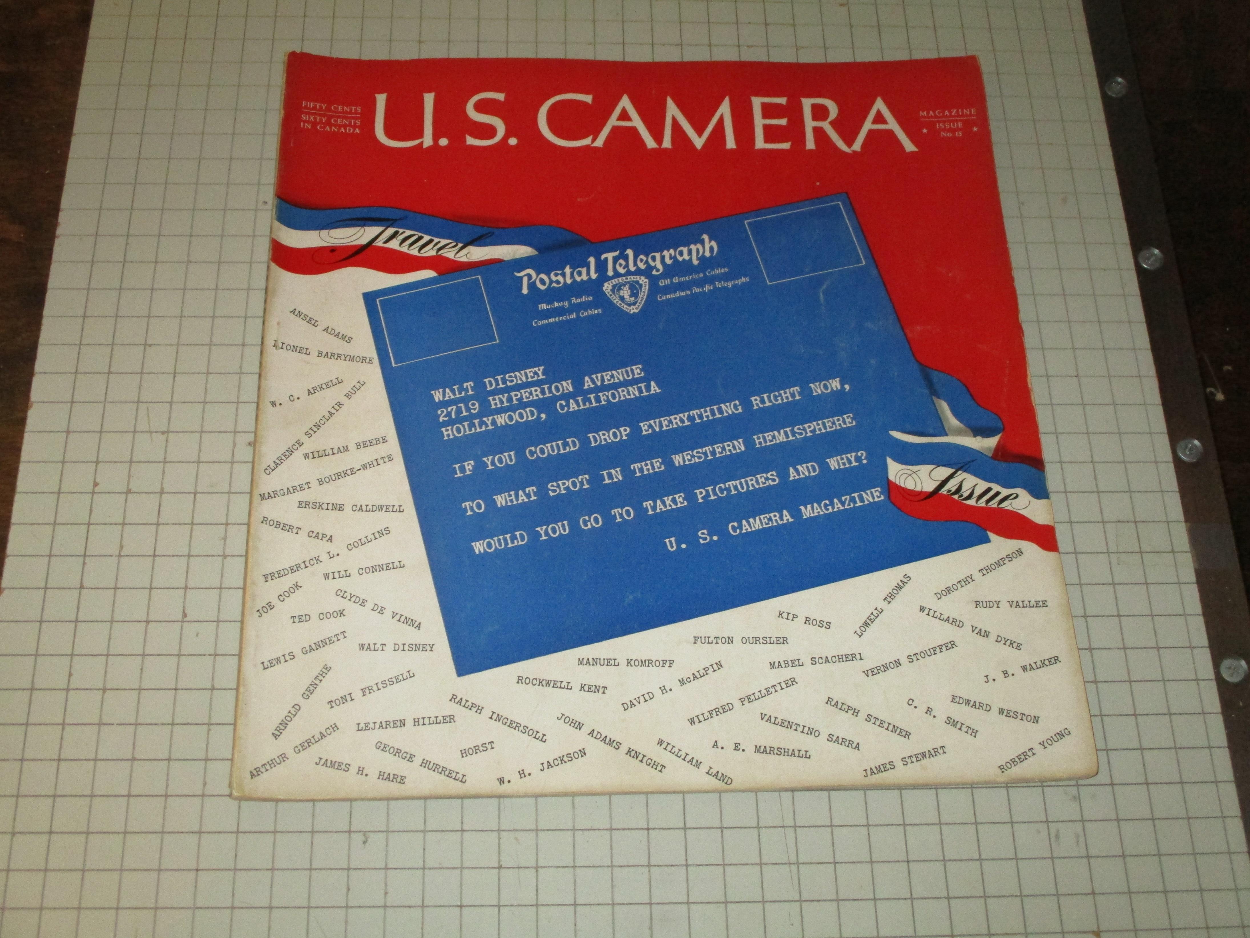 1941 U.S. Camera Magazine, Vol., No.15 - Travel Issue: Photo Travel ...