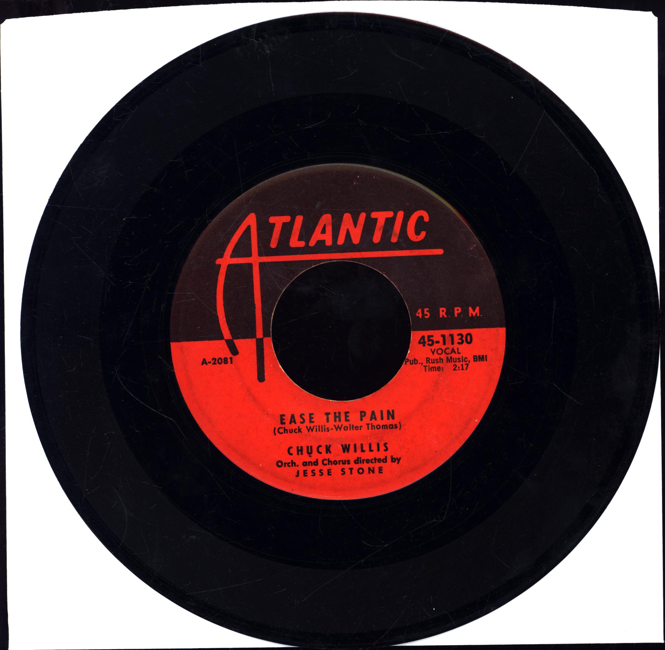 C. C. Rider / Ease The Pain (45 RPM VINYL CHUCK WILLIS ROCK 'N ROLL ...