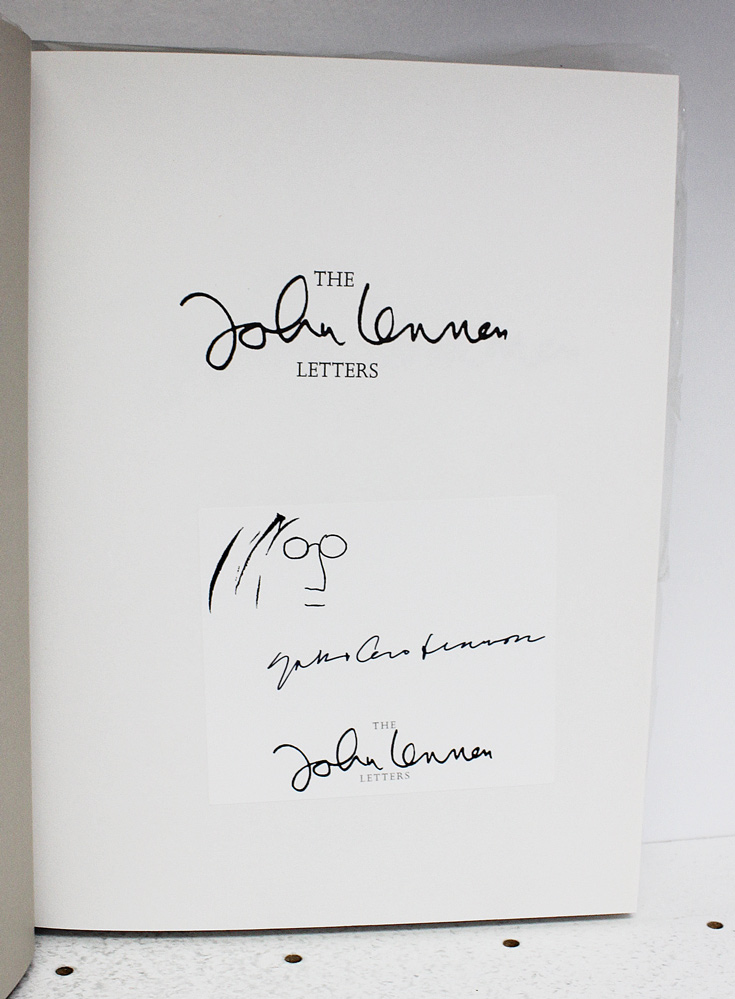 The John Lennon Letters by Yoko Ono, Hunter Davis SIGNED: As New Cloth ...