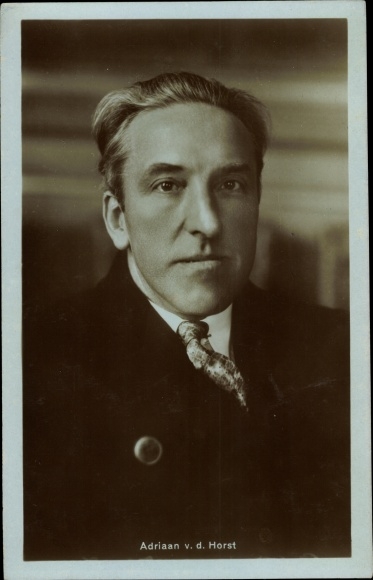 Ansichtskarte / Postkarte Schauspieler Adriaan v. d. Horst: Manuscript ...