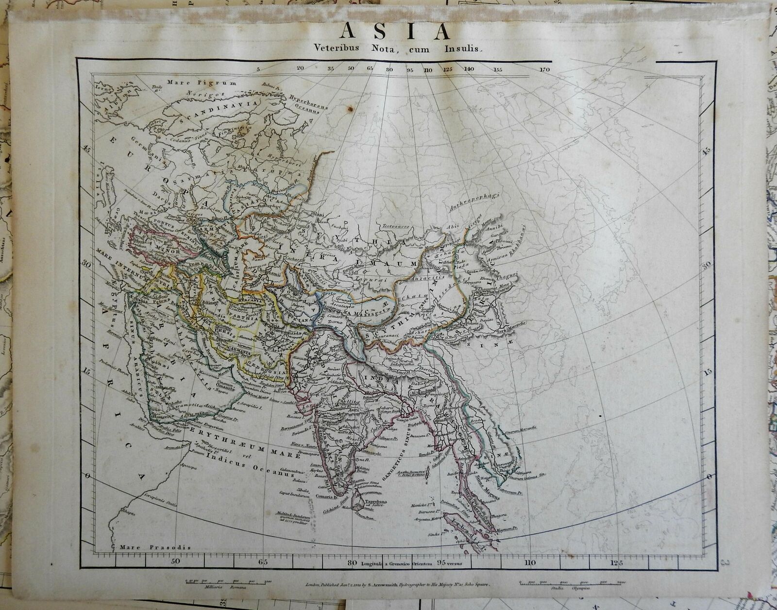 Asia Ancient World Scythia Persia Armenia Arabia 1828 Arrowsmith ...