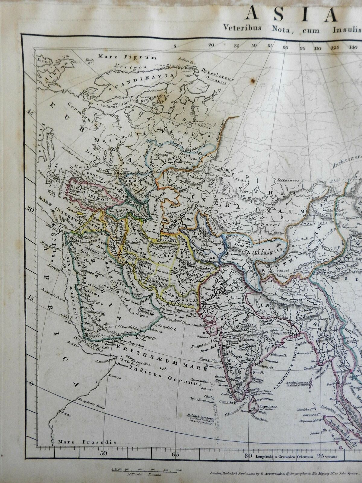 Asia Ancient World Scythia Persia Armenia Arabia 1828 Arrowsmith ...