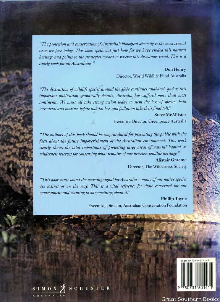 Australia's Endangered Species: The Extinction Dilemma by Kennedy, Michael (editor): Very Good ...