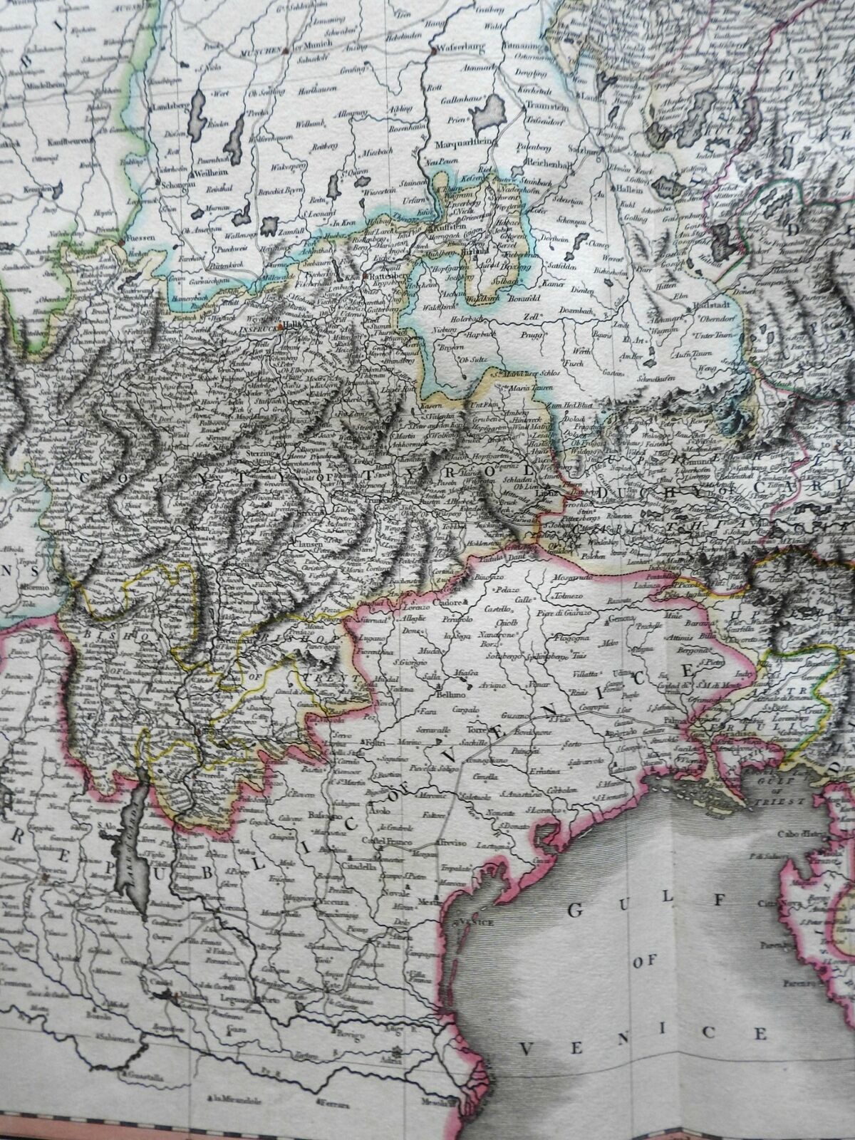 Holy Roman Empire Hapsburg Austria Carinthia Tyrol Istria 1801 Cary ...