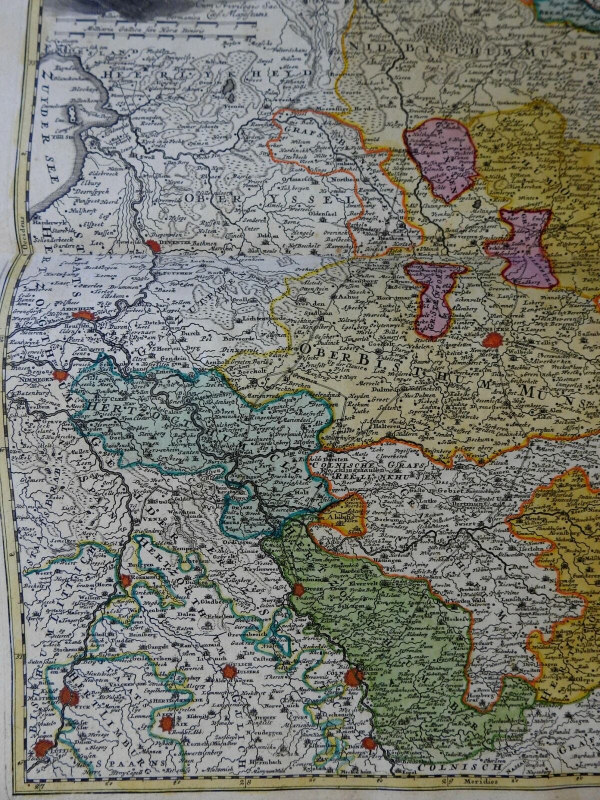 Westphalian Circle Holy Roman Empire Bonn Cologne c.1740 Homann ...