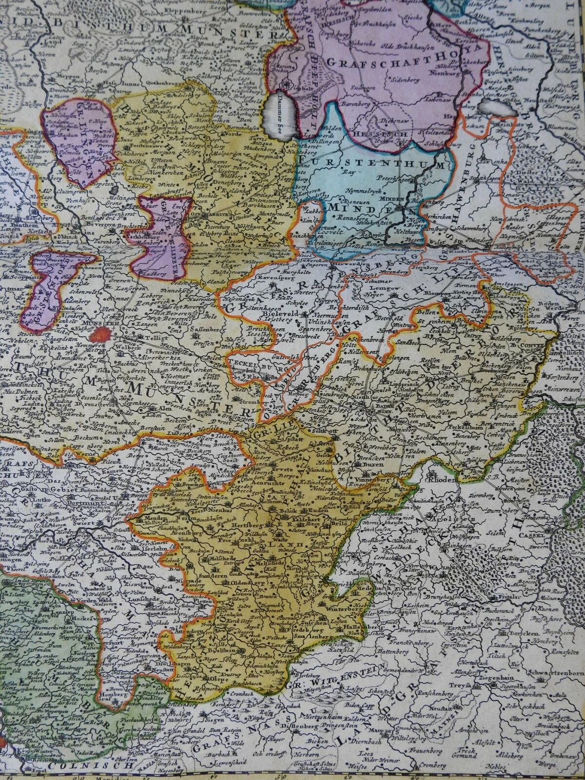 Westphalian Circle Holy Roman Empire Bonn Cologne c.1740 Homann ...