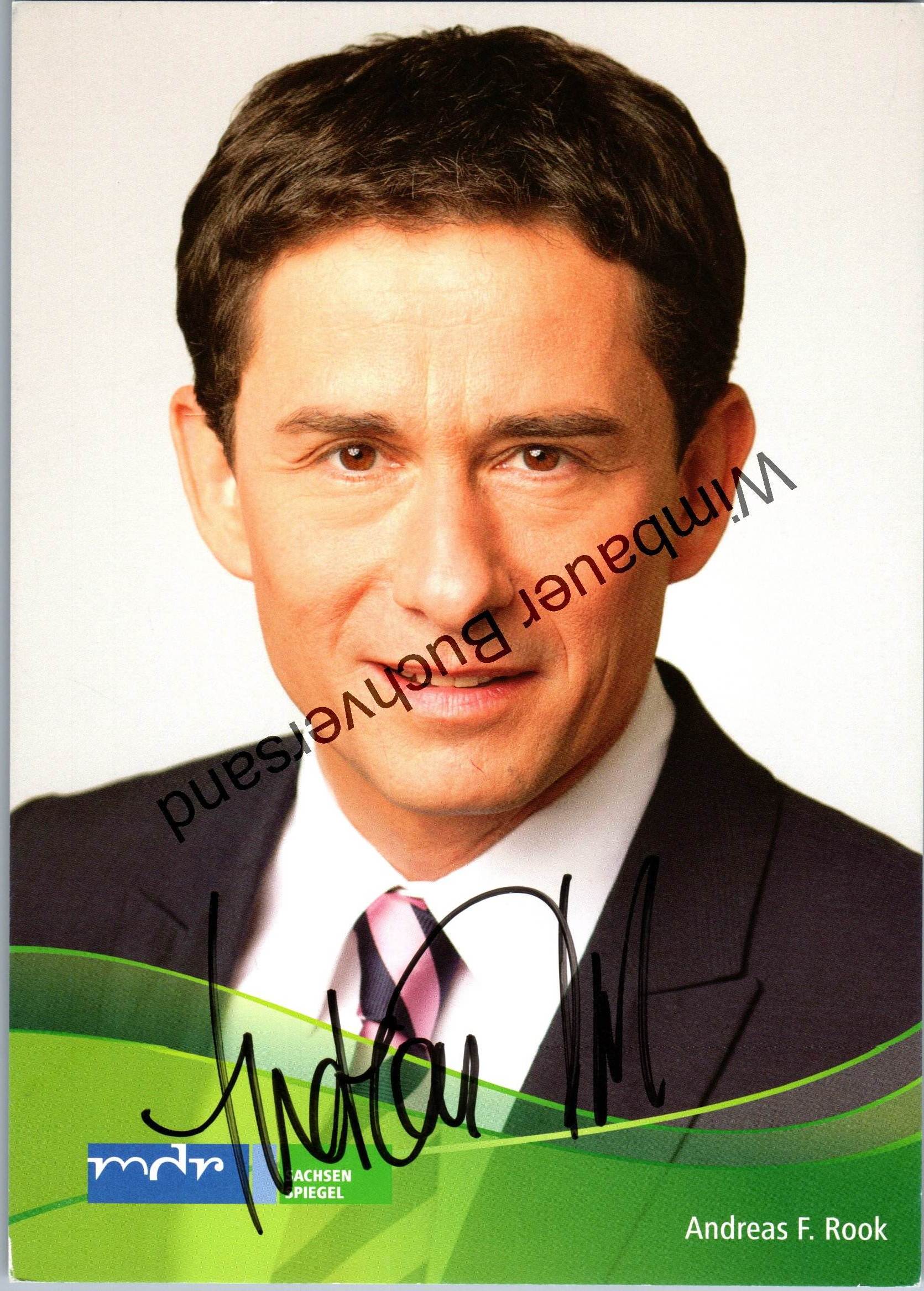 Original Autogramm Andreas F. Rook MDR /// Autogramm Autograph signiert ...