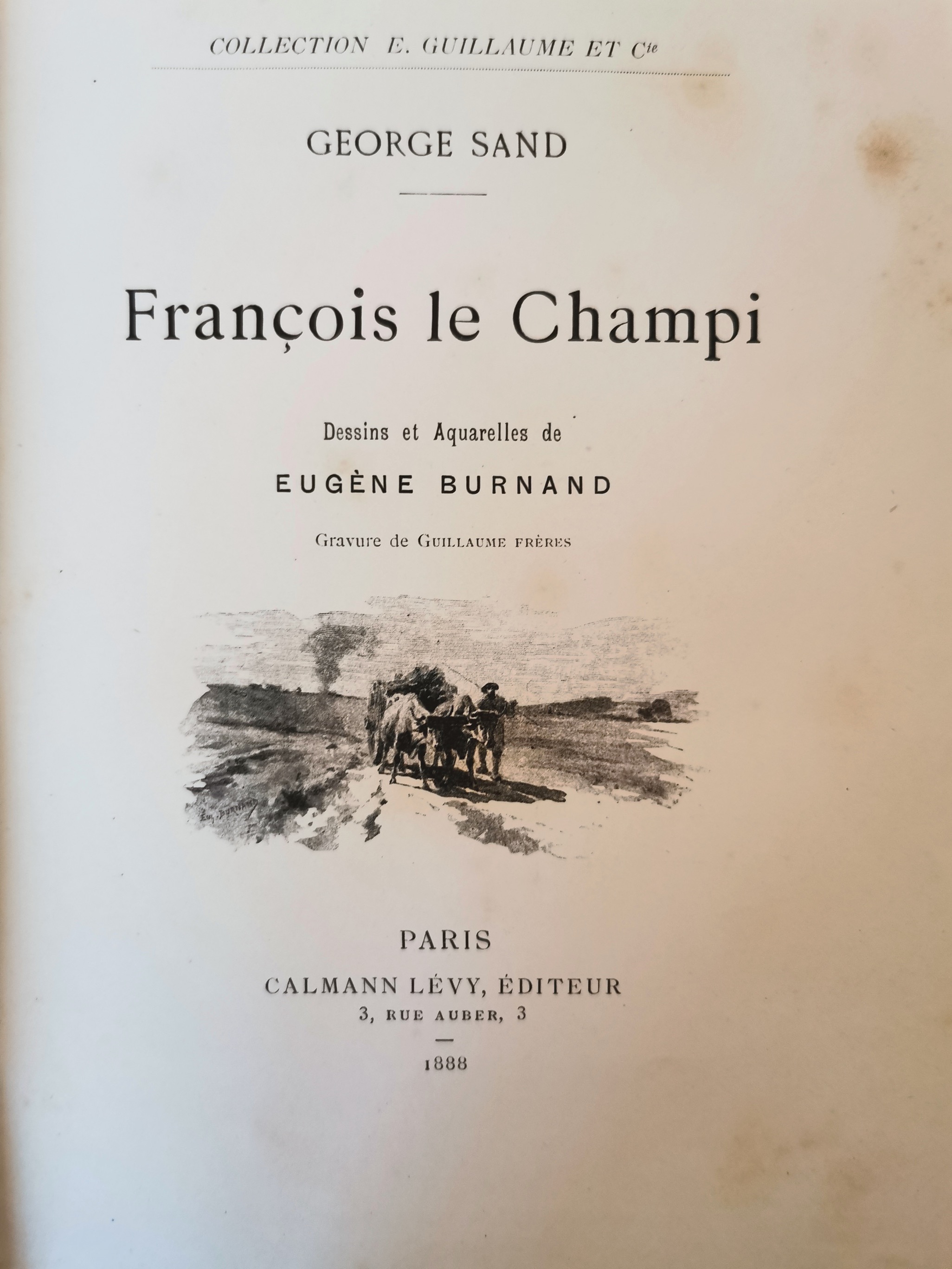 François le champi by Georges Sand: bel exemplaire belle reliure ...