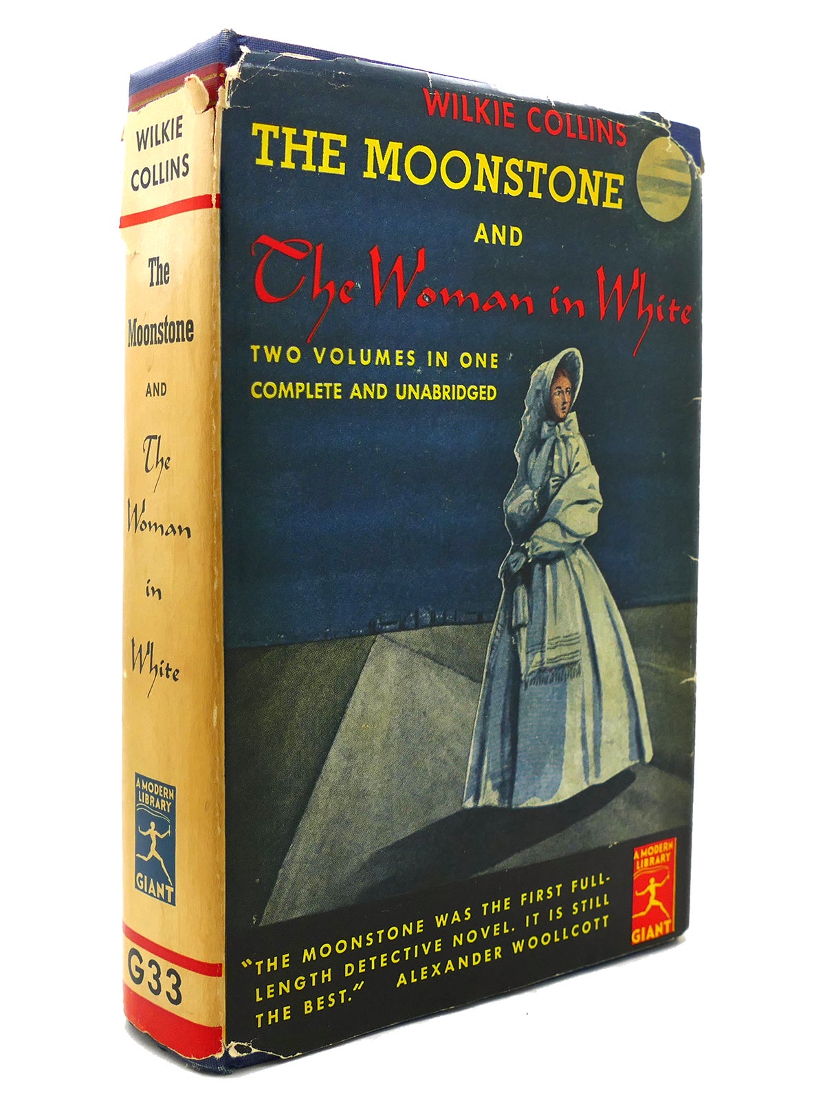 THE MOONSTONE AND THE WOMAN IN WHITE Modern Library No. G33 by Wilkie ...