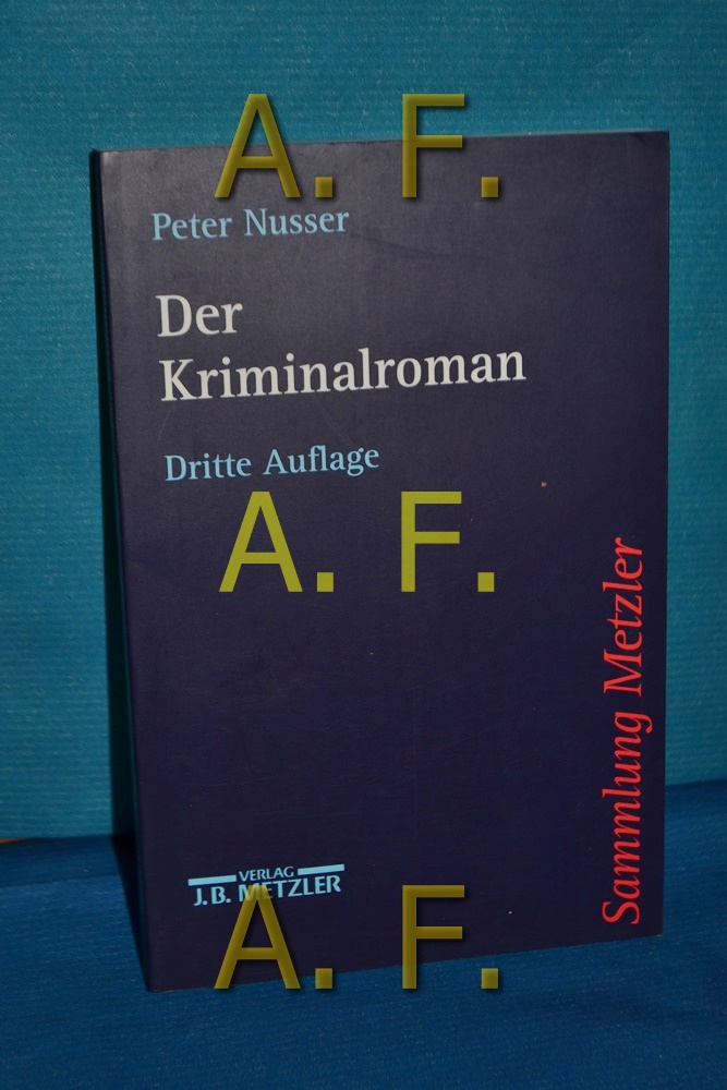 der kriminalroman von peter nusser - ZVAB