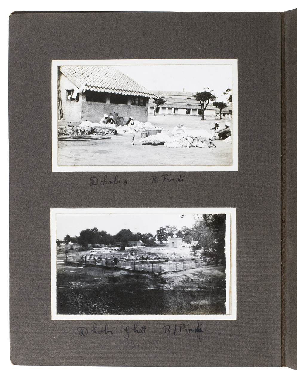 [Album of photographs documenting a British military tour on the ...