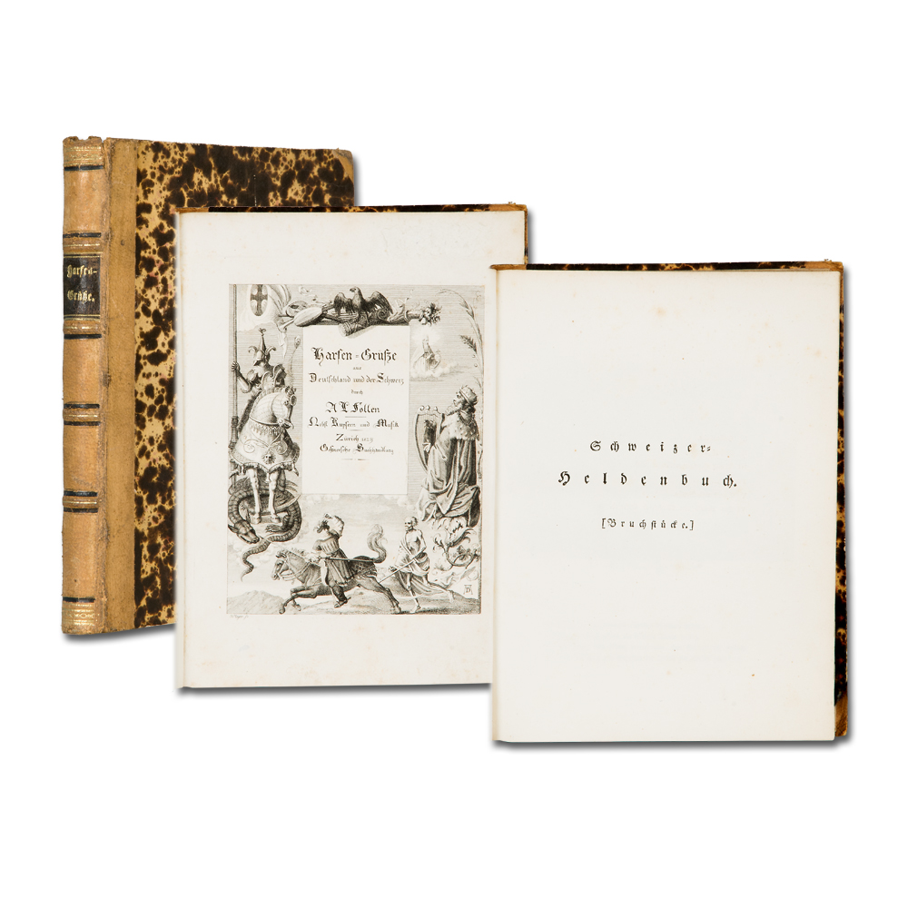 Harfen-Grüße aus Deutschland und der Schweiz. Nebst Kupfern und Musik ...