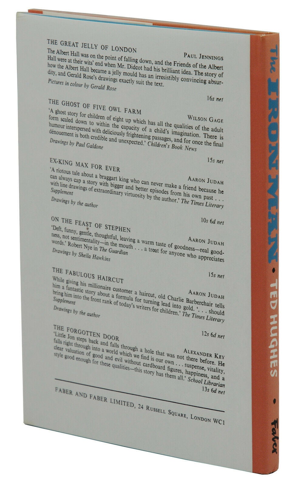 The Iron Man von Hughes, Ted: Fine (1968) First Edition. | Burnside ...