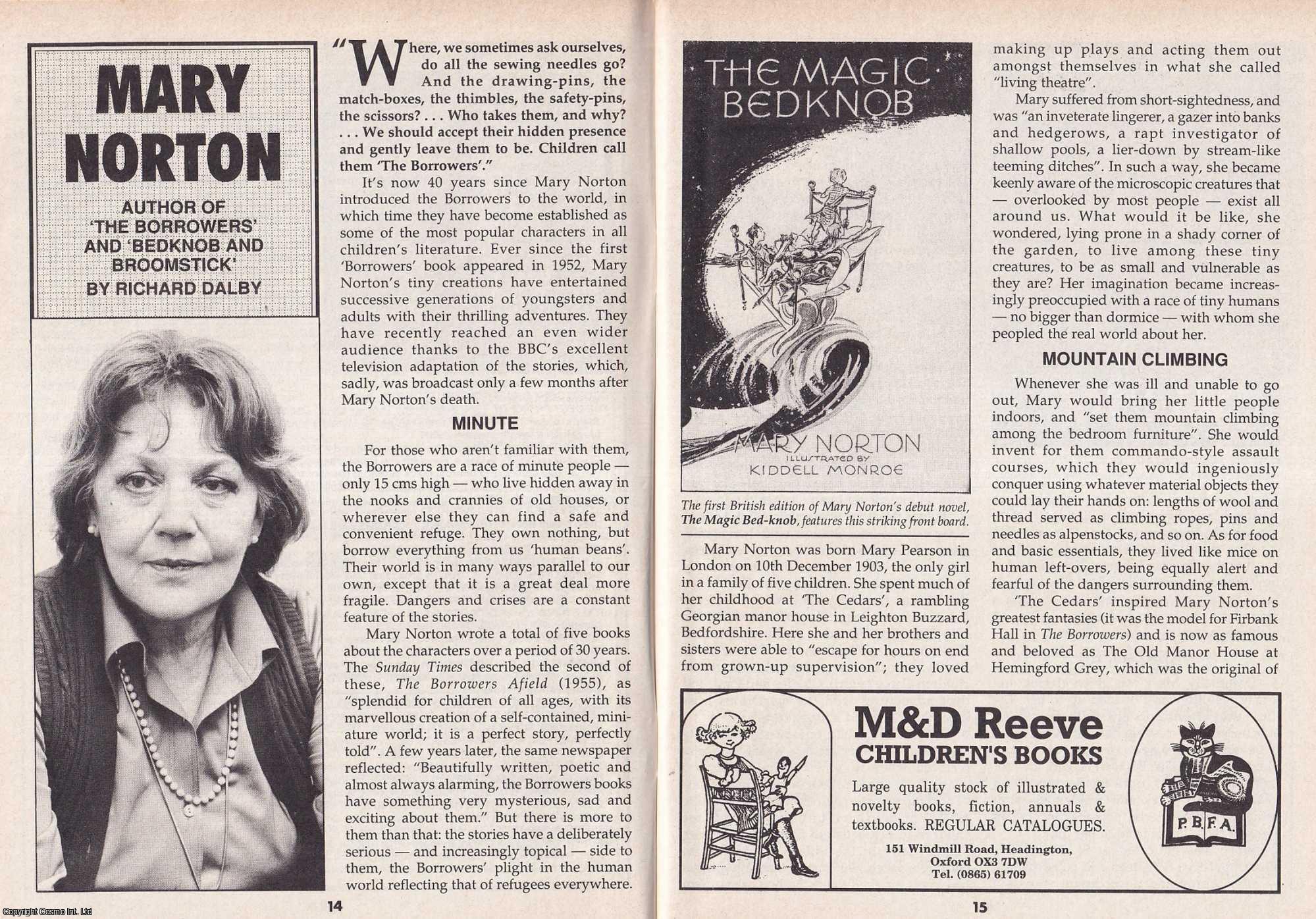 Mary Norton. Author of The Borrowers. This is an original article ...