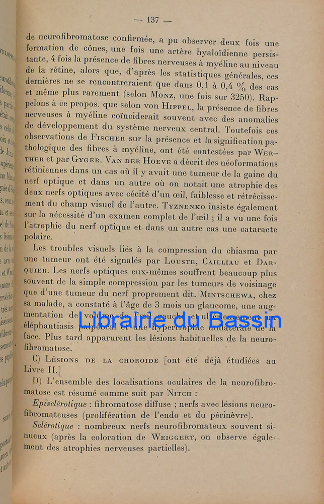 La diathèse néoplasique dans le système nerveux La neuro-fibromatose ...