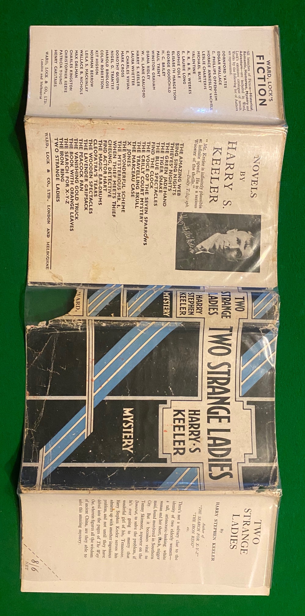 Two Strange Ladies by Harry Stephen Keeler: Near Fine Hardcover (1945 ...