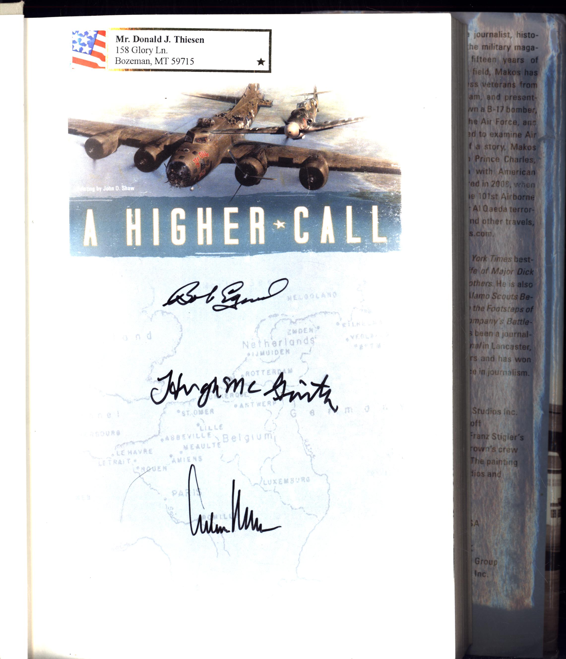 A Higher Call (SIGNED) by Makos, Adam, with Larry Alexander: Very Good ...