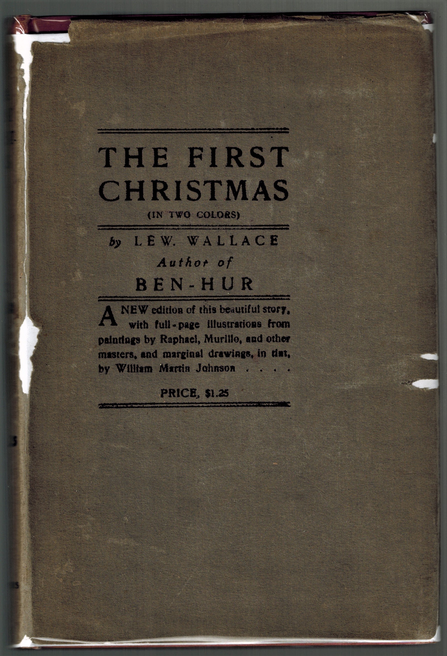 The First Christmas ( in RARE dust wrapper) by Wallace, Lew: Near Fine ...