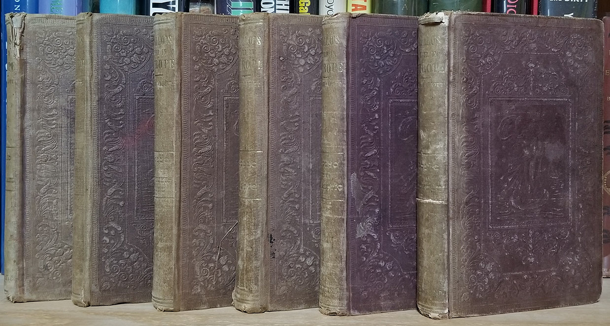 Six Volumes of Rollo's Tour in Europe. (Rollo in Switzerland. Rollo in ...