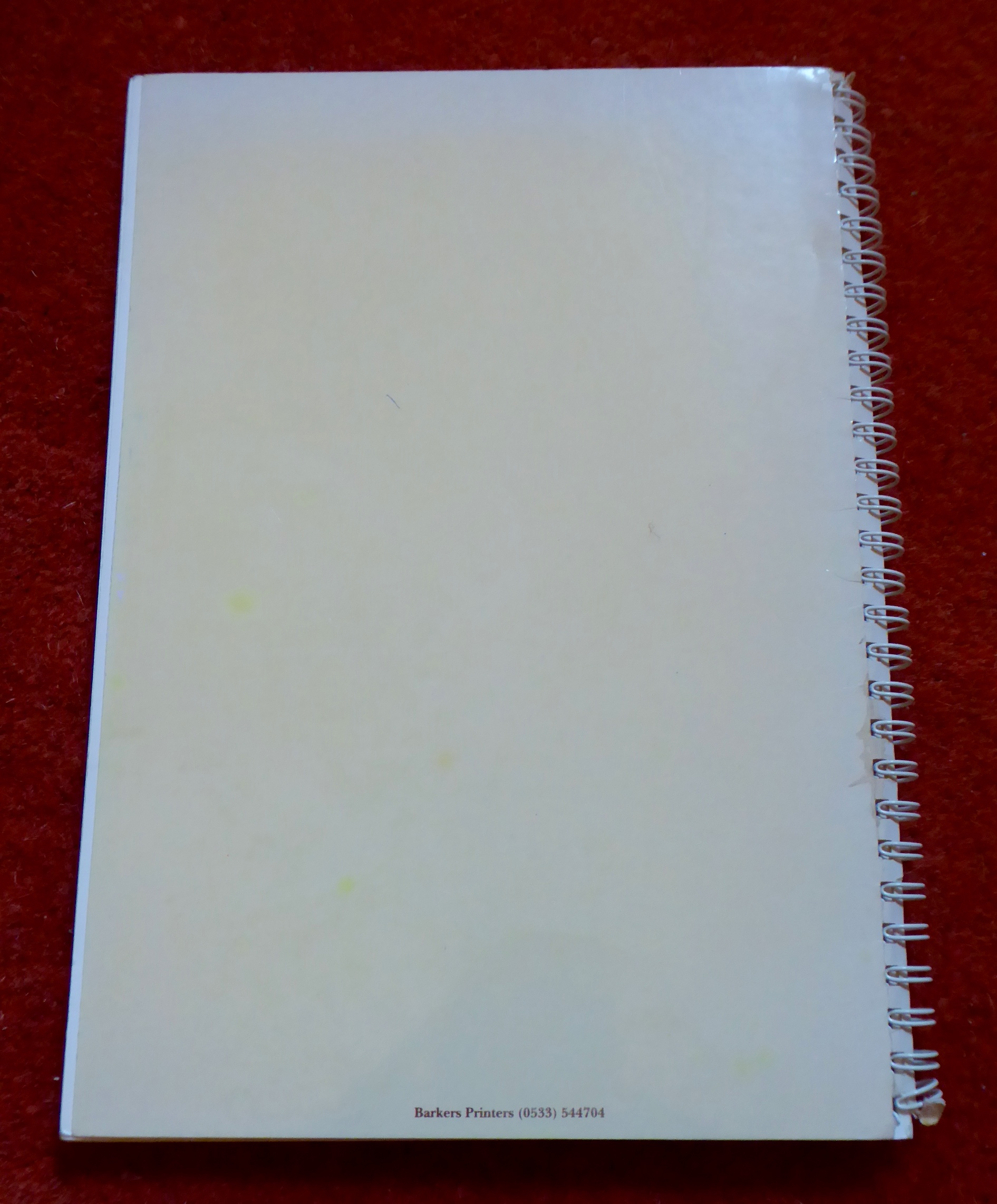 The Woulds - A Look Back by M. Patrick: Good Loose Leaf Spiral Bound ...