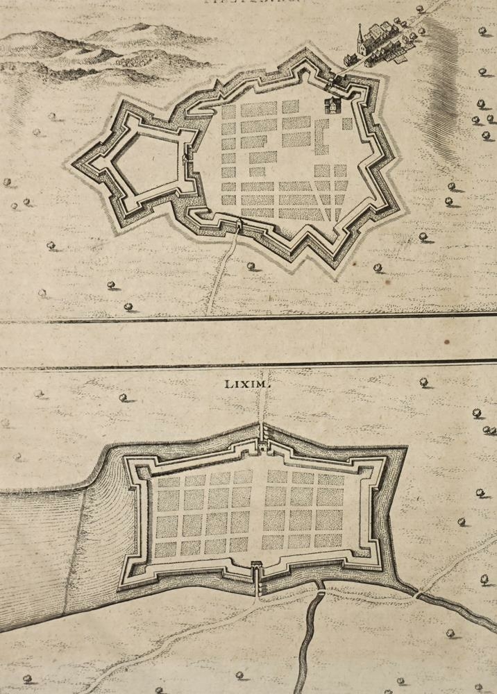 Pfalzburg - Lixim / Phalsbourg - Lixim, Karte, Matthäus Merian ...