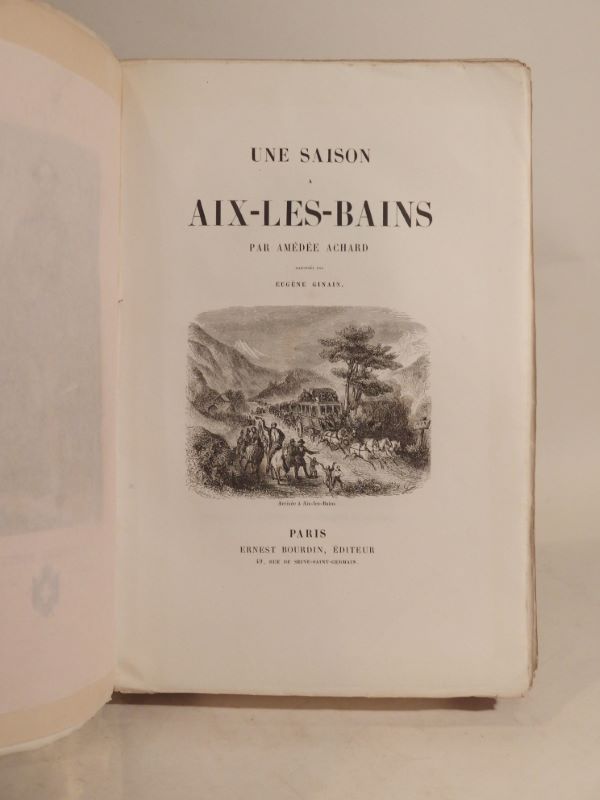 Une saison à Aix-les-Bains par Amédée Achard, illustrée par Augène ...