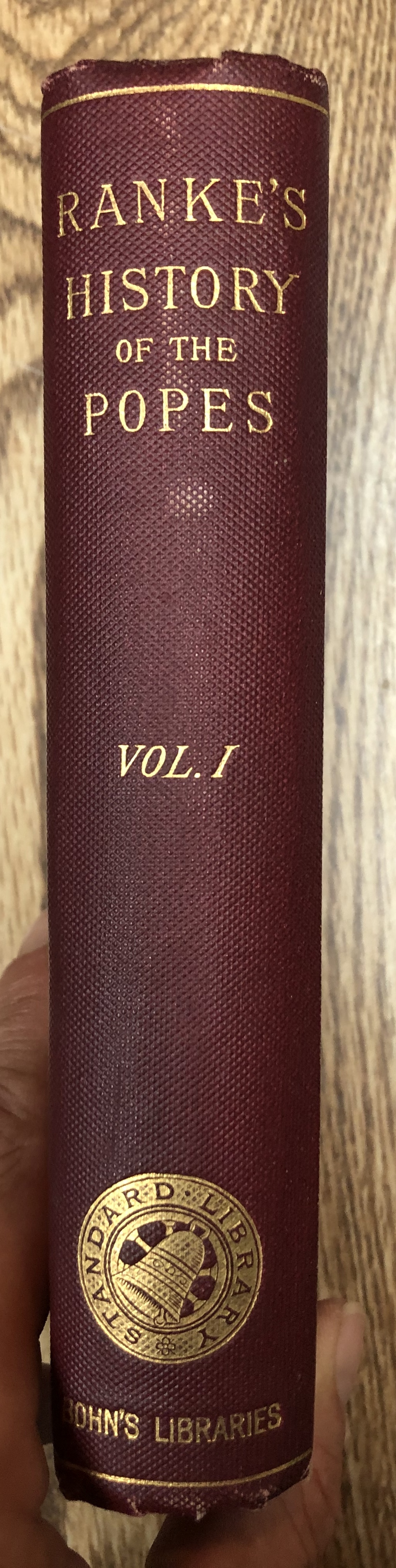 THE HISTORY OF THE POPES, THEIR CHURCH AND STATE by Leopold Ranke: Very ...