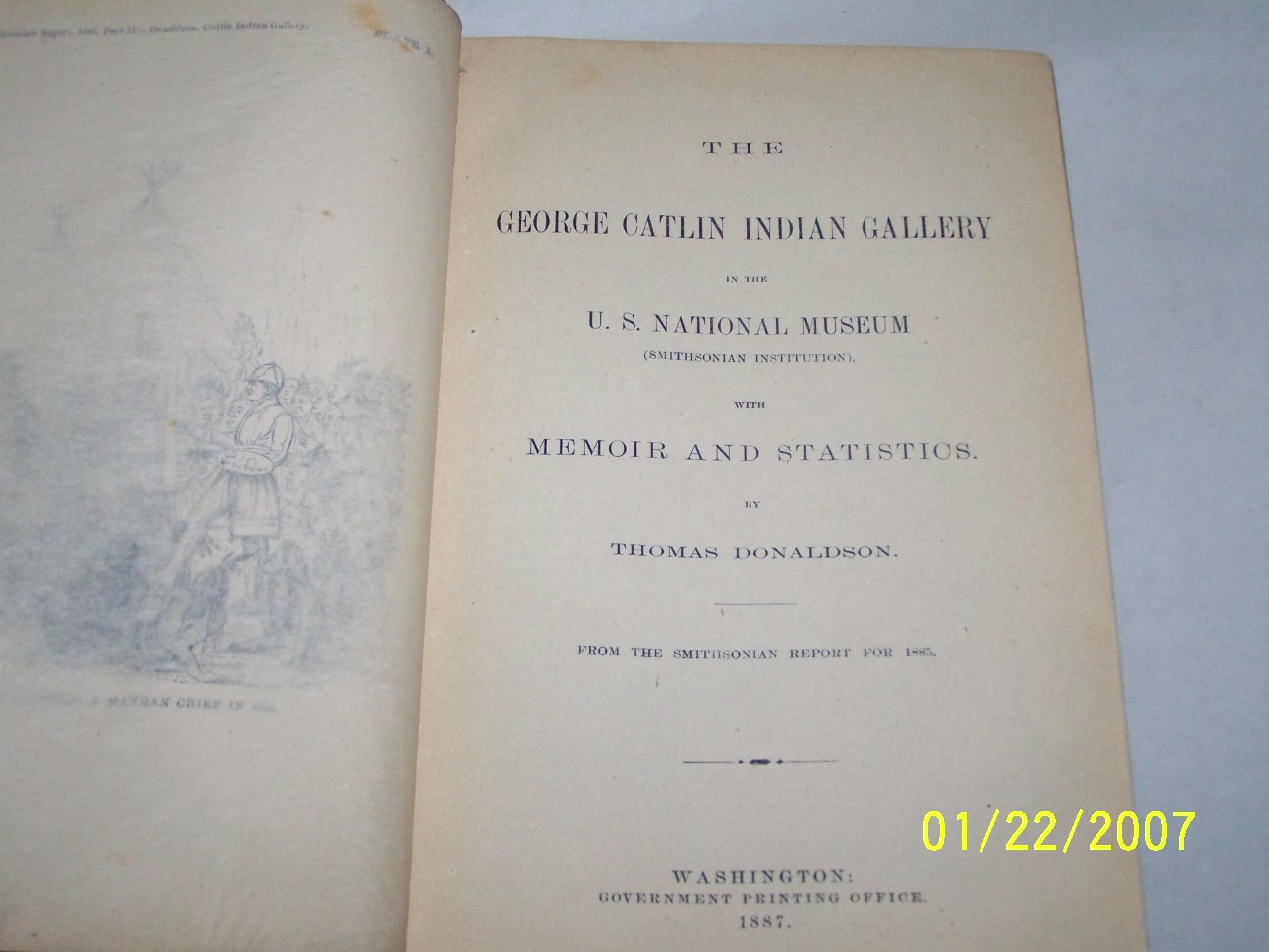The George Catlin Indian Gallery by George Catlin: Good Hardcover (1887 ...