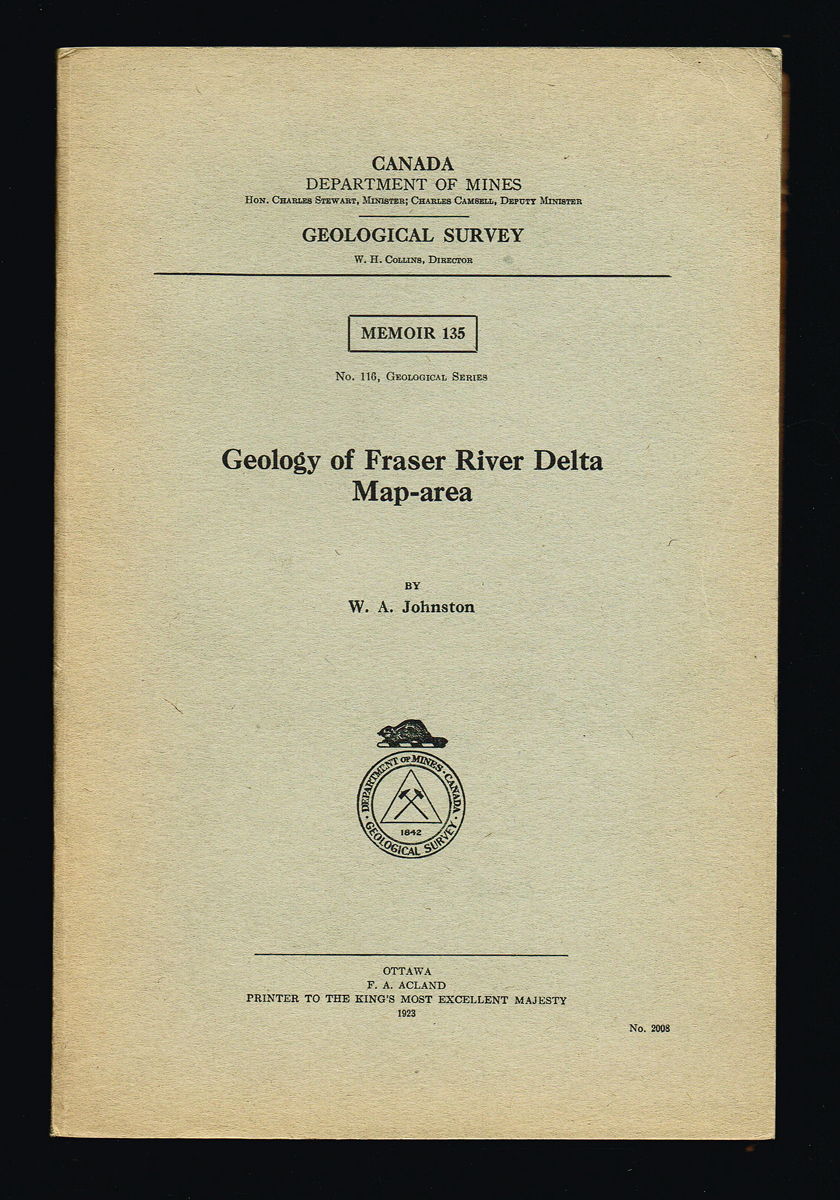 Geology of Fraser River Delta Map-area (w. Map : Fraser River Delta, B ...
