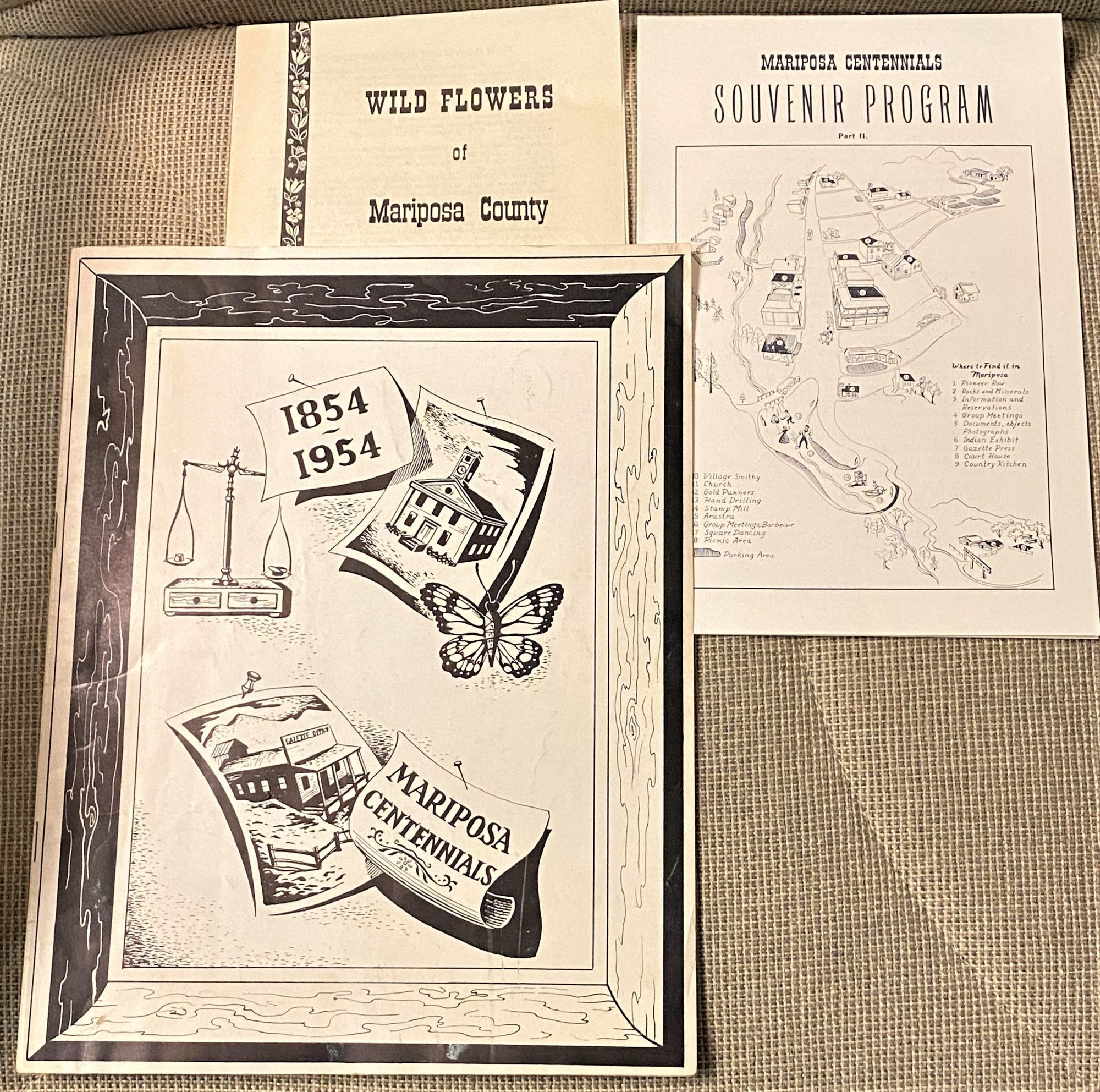 Mariposa Centennials 1854-1954 by Thomas Oakley & Gerald S. Levin ...