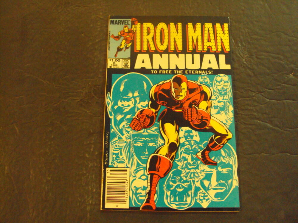2 Iss Iron Man Annuals 6 10 Bronze Copper Age Marvel Comics 1983