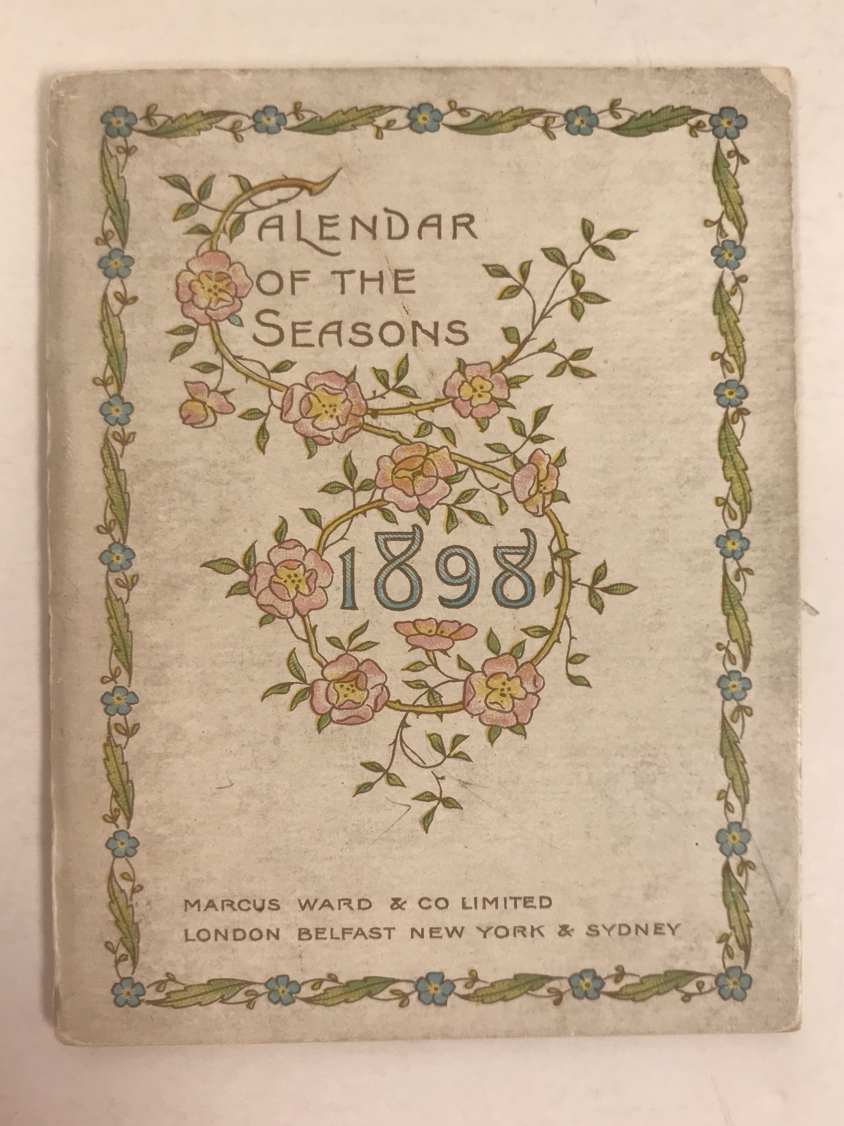 Calendar of the Seasons 1898 by Greenaway, Kate: Fine Cardboard covers ...