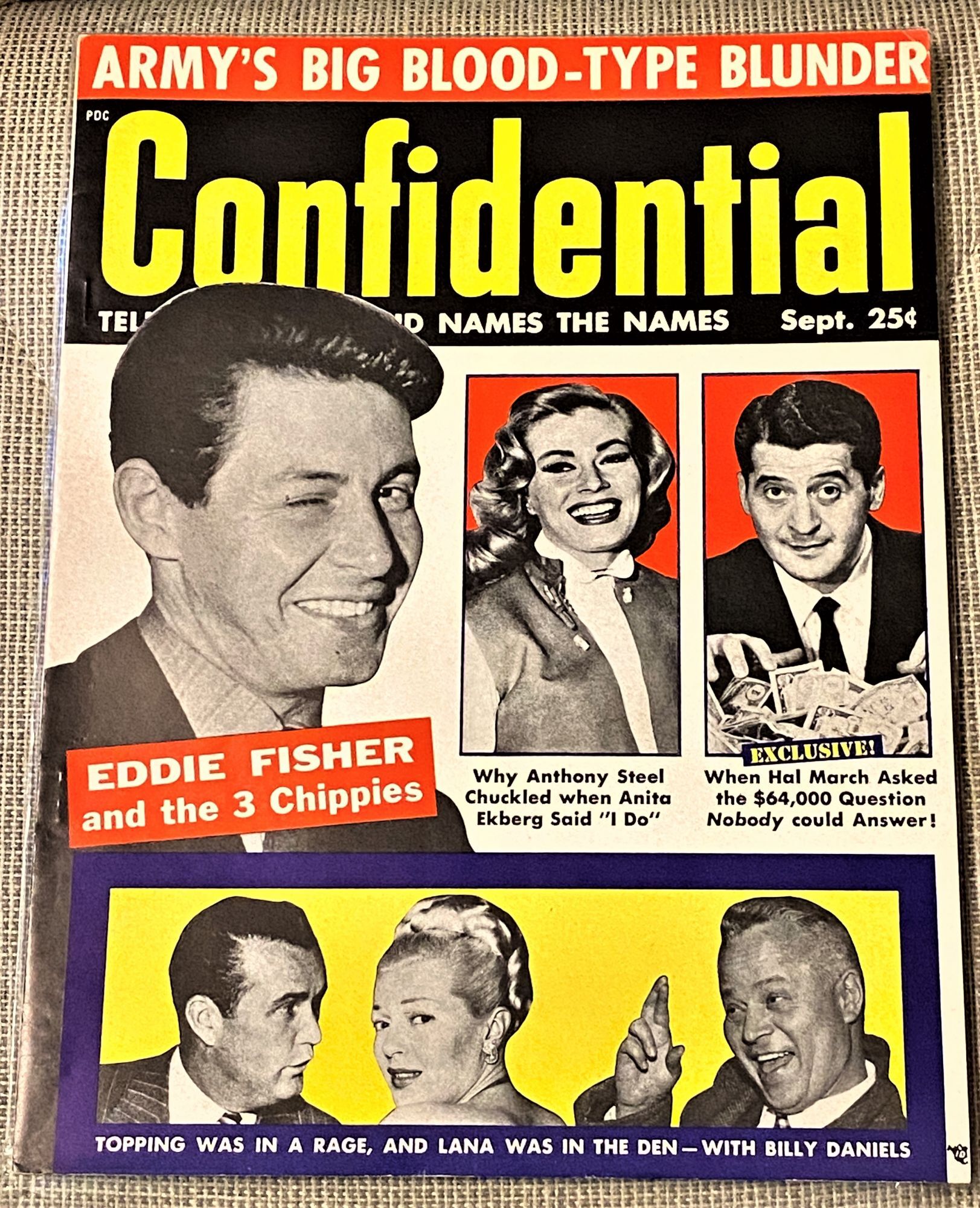 Confidential September 1956 by Robert Harrison, Publisher, A.P. Govoni, Editor: (1956) | My Book ...