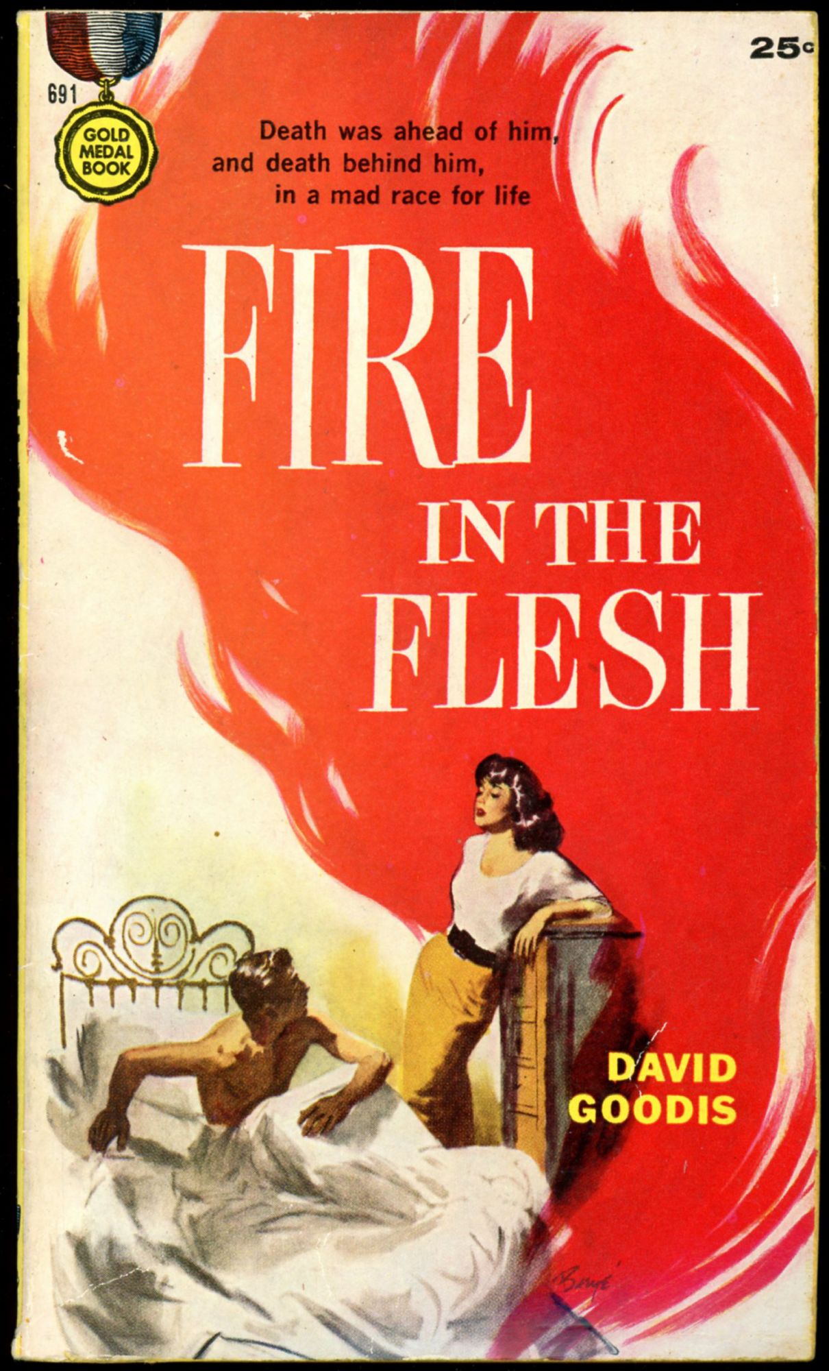 FIRE IN THE FLESH by Goodis, David: (1957) First edition. | John W ...