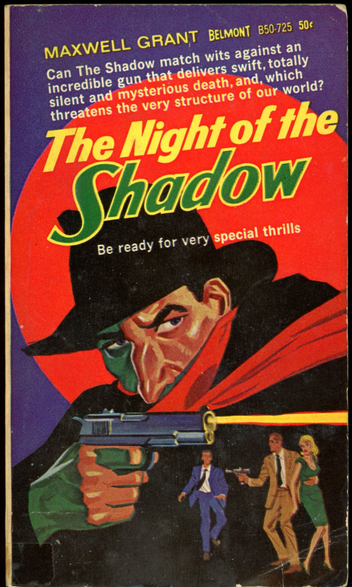 NIGHT OF THE SHADOW by Lynds, Dennis writing as "Maxwell Grant.": (1966 ...