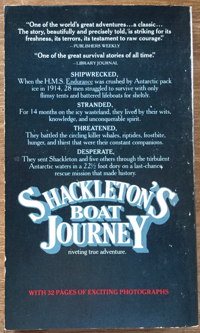 Shackleton's Boat Journey : The Narrative from the Captain of the ...