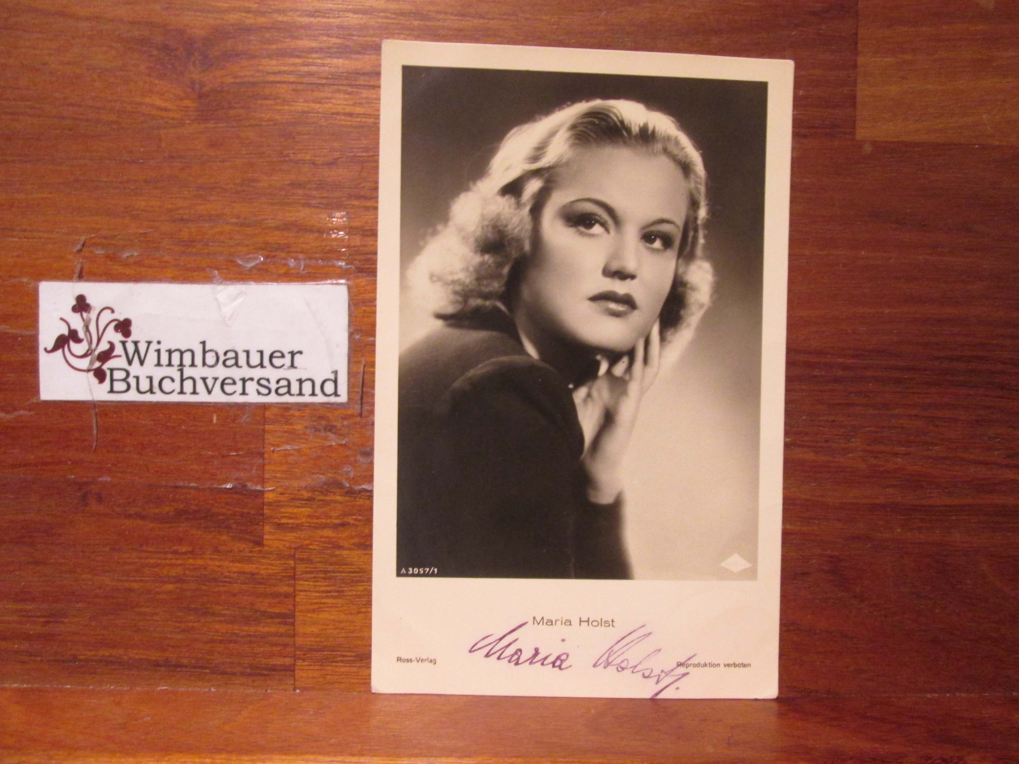 Autogramm Maria Holst (1917-1980) /// Autogramm Autograph signiert ...