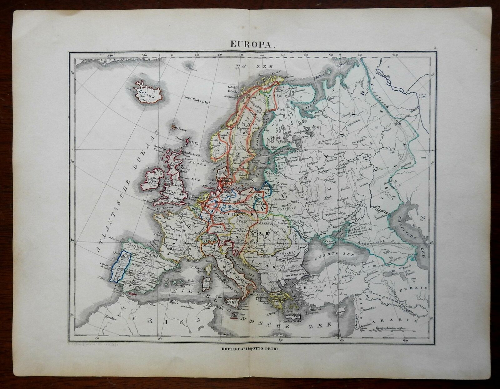 Europe British Isles Ottoman Empire France Italy Iberia c. 1850 Otto ...