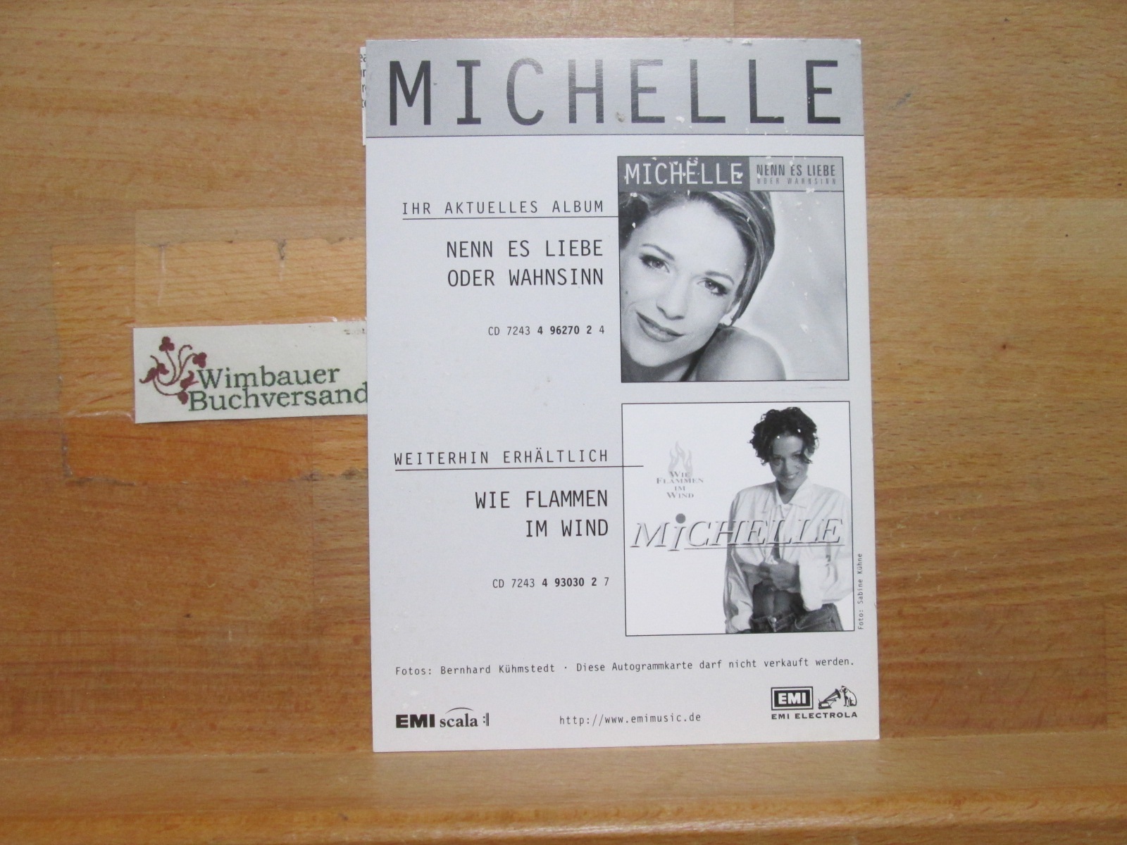 Original Autogramm Michelle /// Autogramm Autograph signiert signed ...