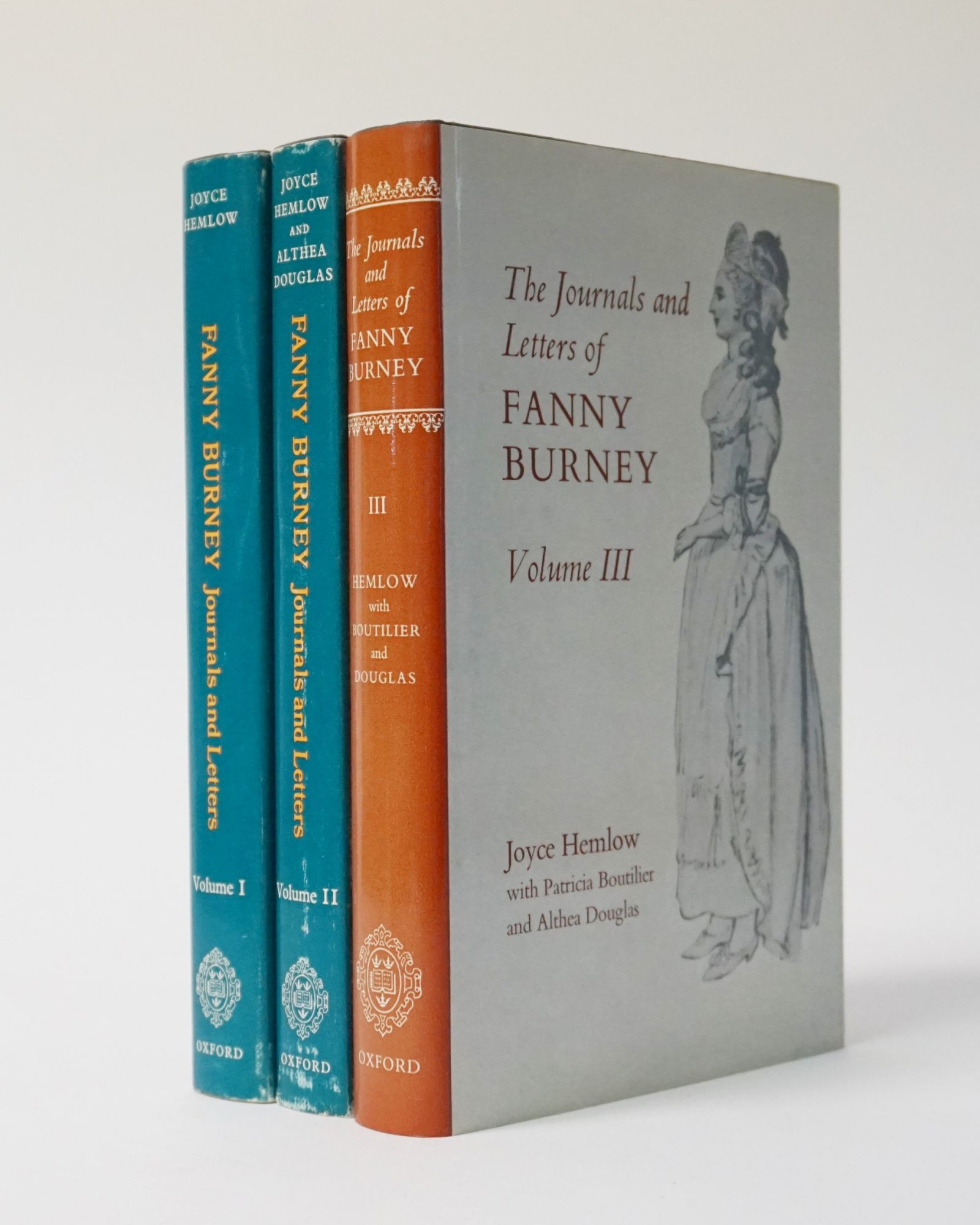 Fanny Burney Journals and Letters (Volume 1-3) by Hemlow, Joyce: Very ...