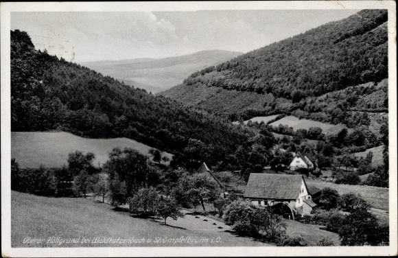 ansichtskarte waldbrunn waldkatzenbach odenwald - ZVAB