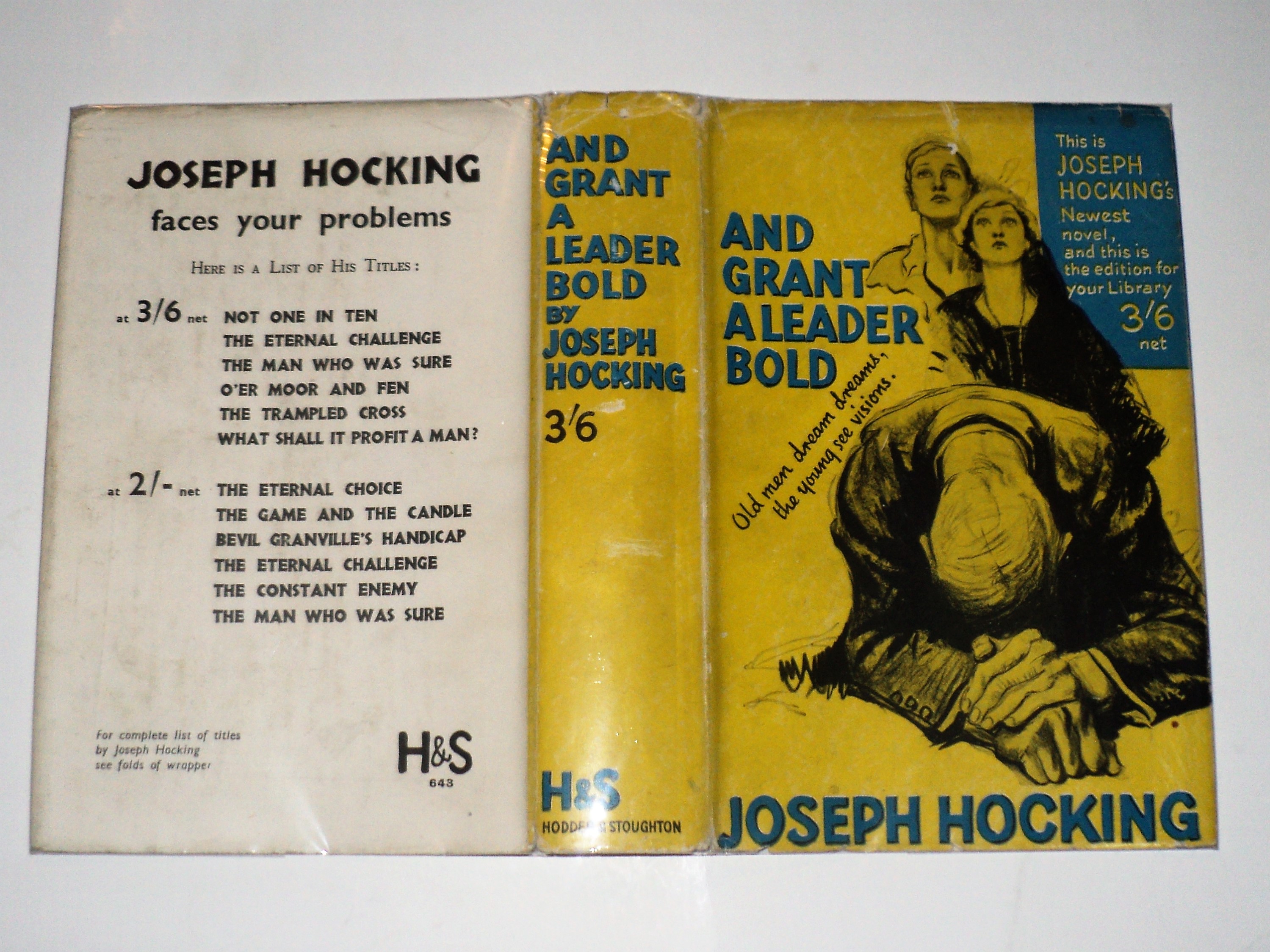 And Grant A Leader Bold by Joseph Hocking: Very Good Hardcover (1936) 1st Edition | FLM Books
