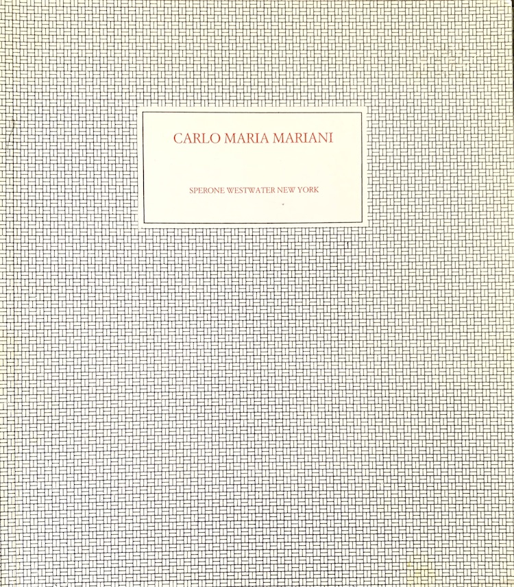 Carlo Maria Mariani: Very Good Soft cover (1984) | Randall's Books