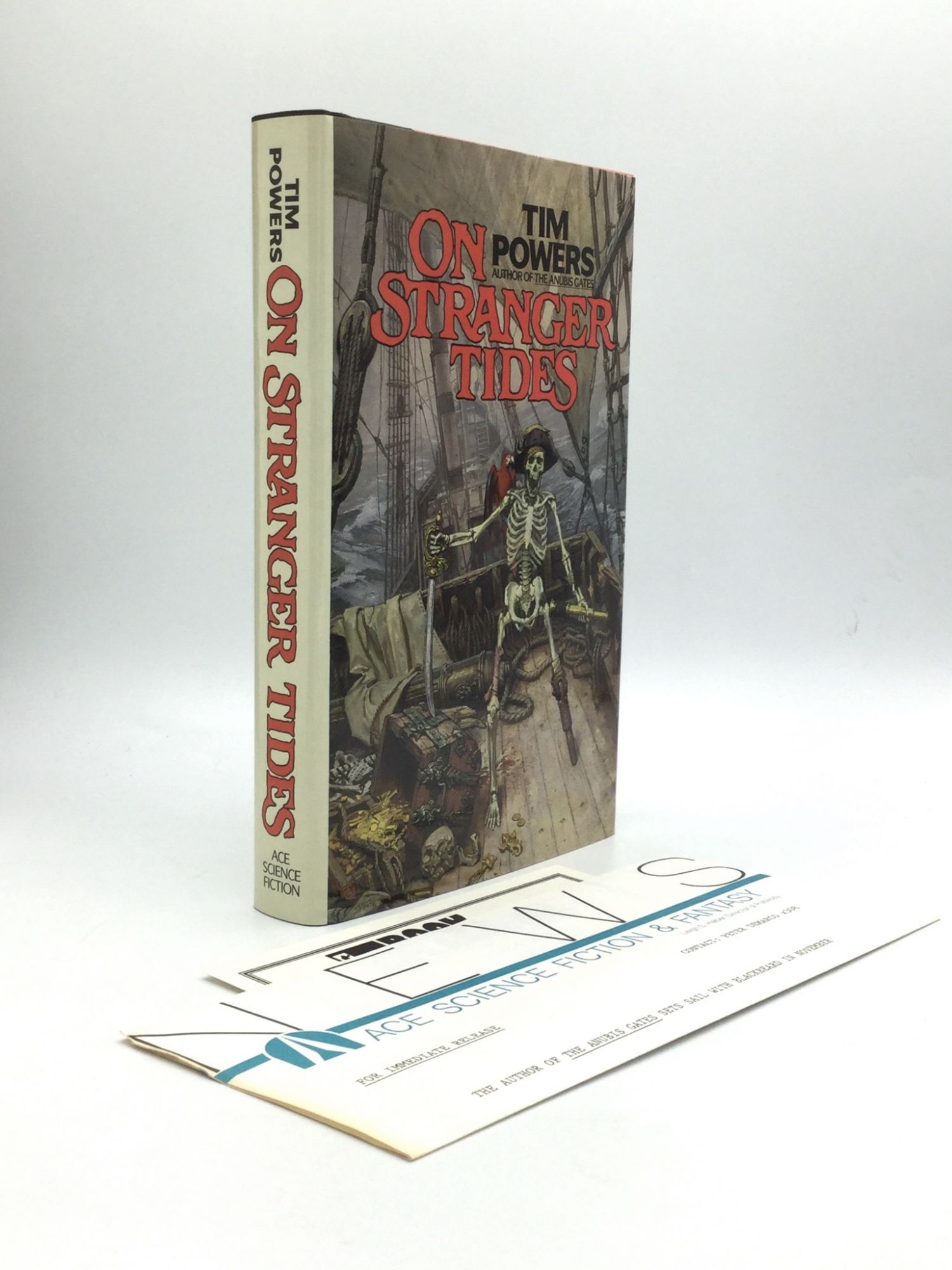 ON STRANGER TIDES by Powers, Tim: Fine Hardcover (1987) First Edition ...