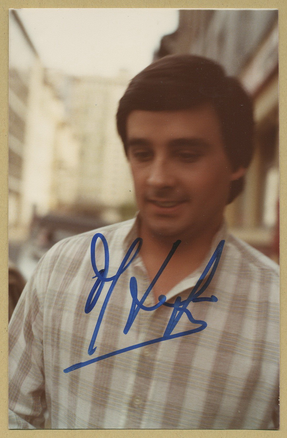 Thierry Le Luron (1952-1986) - Rare photo signée en 1978 - Coll. Michel ...