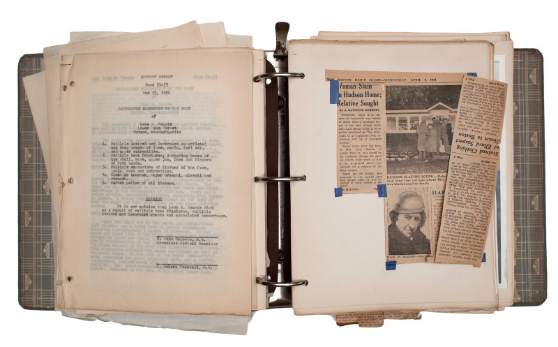 [Forensic album of 13 homocide cases] by Office of the Medical Examiner ...