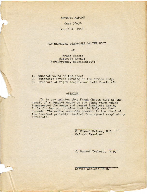 [Forensic album of 13 homocide cases] by Office of the Medical Examiner ...