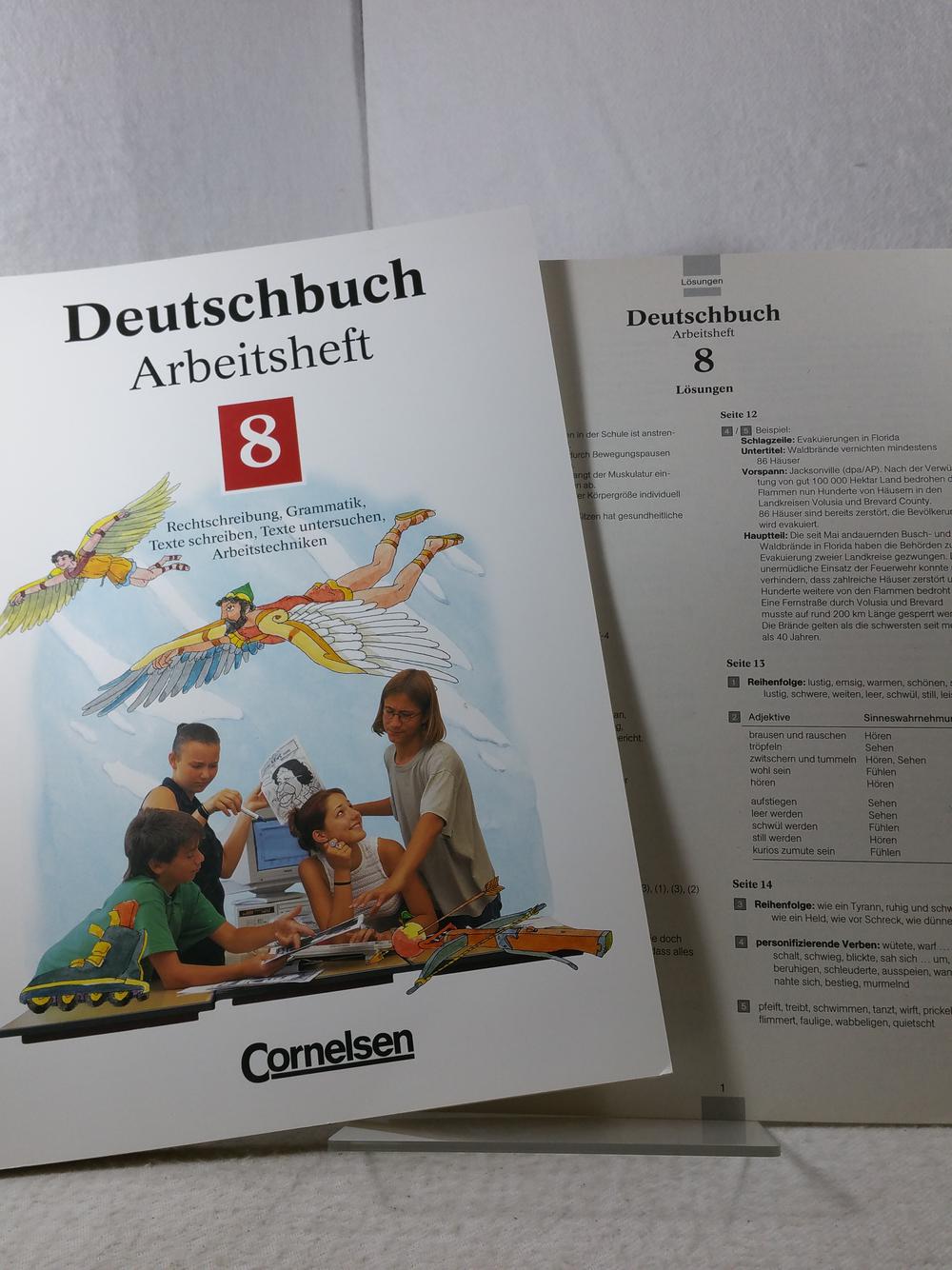 Deutschbuch - Arbeitsheft - 8 : Rechtschreibung - Grammatik - Texte ...