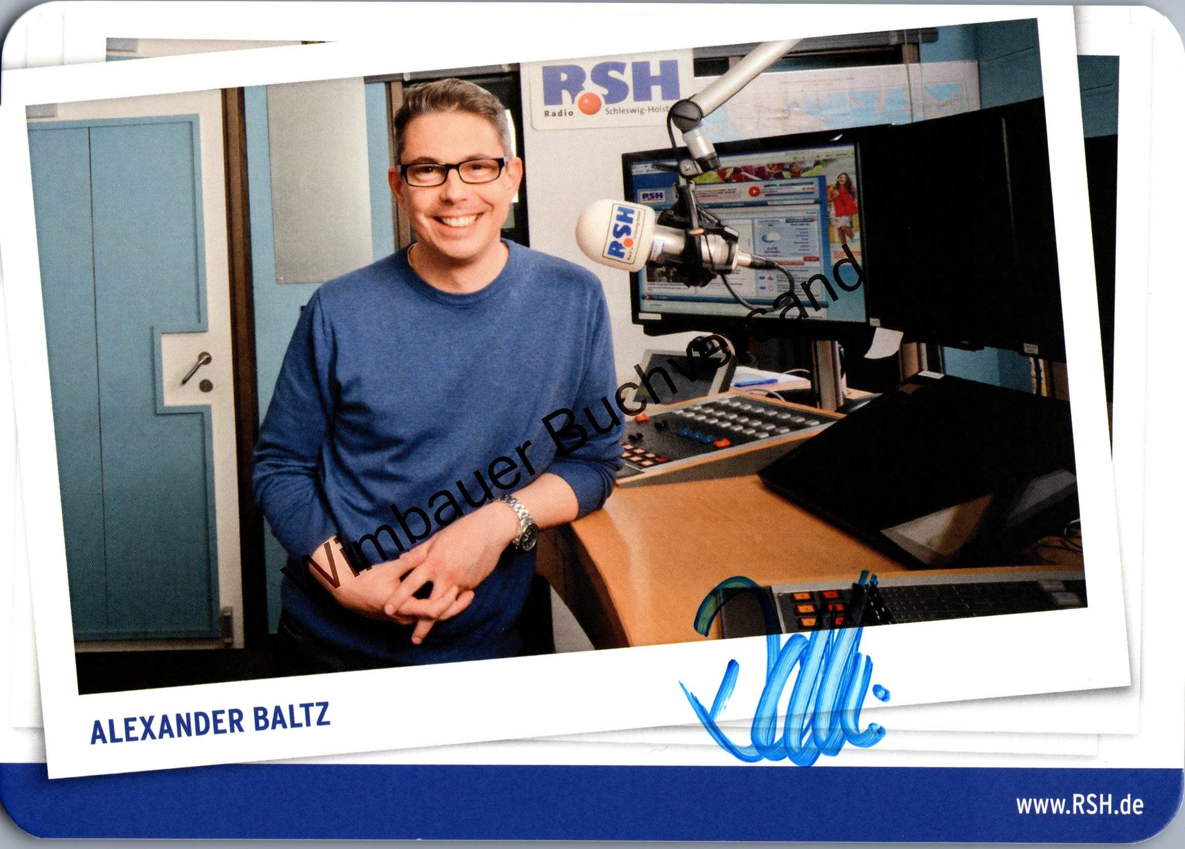 Original Autogramm Alexander Baltz Radio RSH /// Autogramm Autograph ...